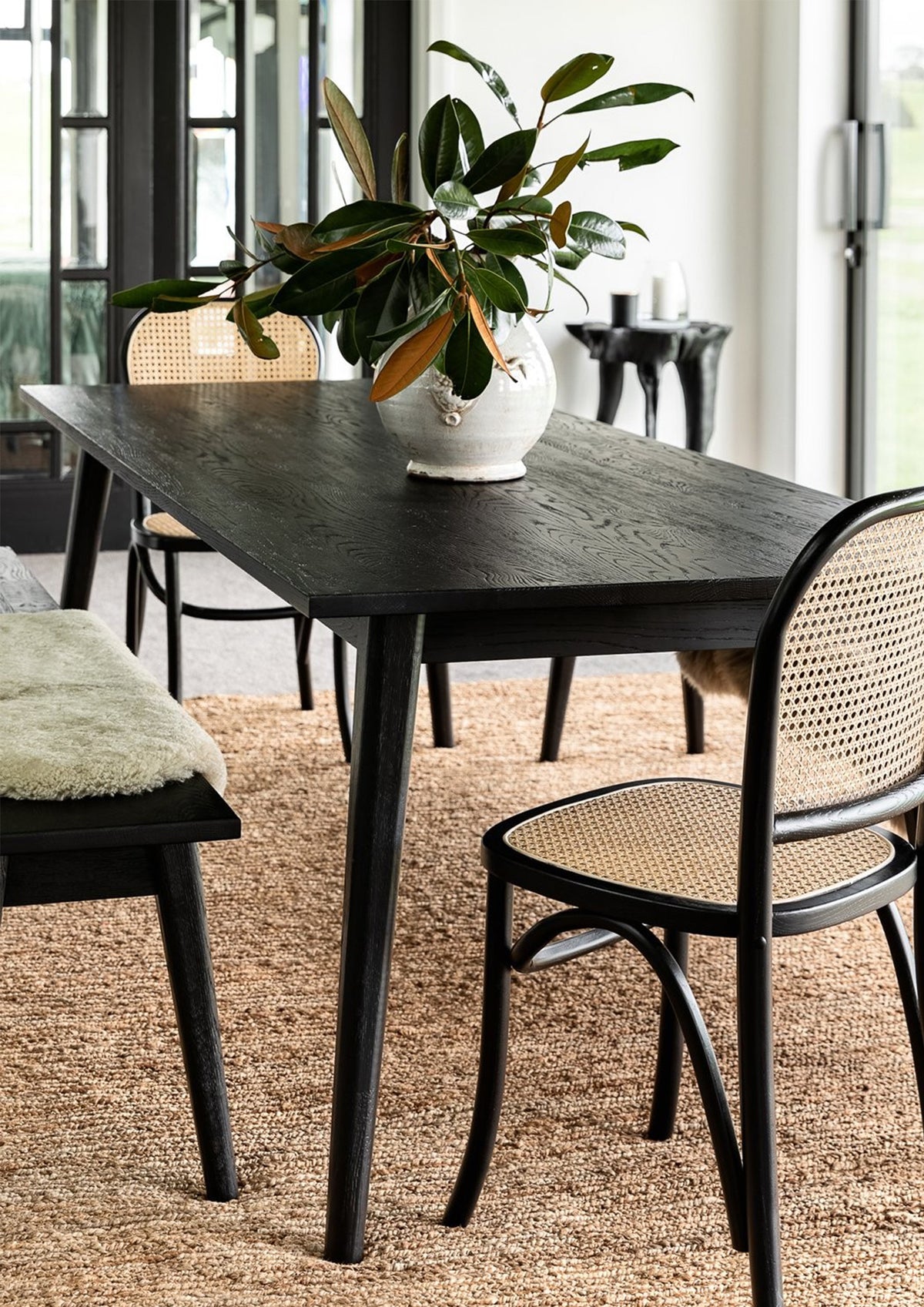 Astrid Black Dining Table