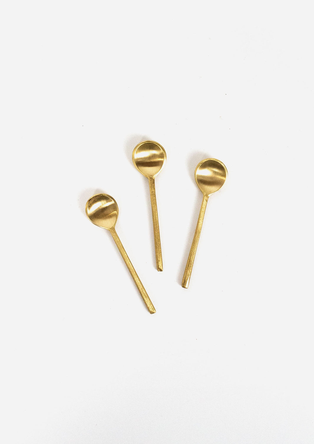 Brass Large Salt Spoon Set