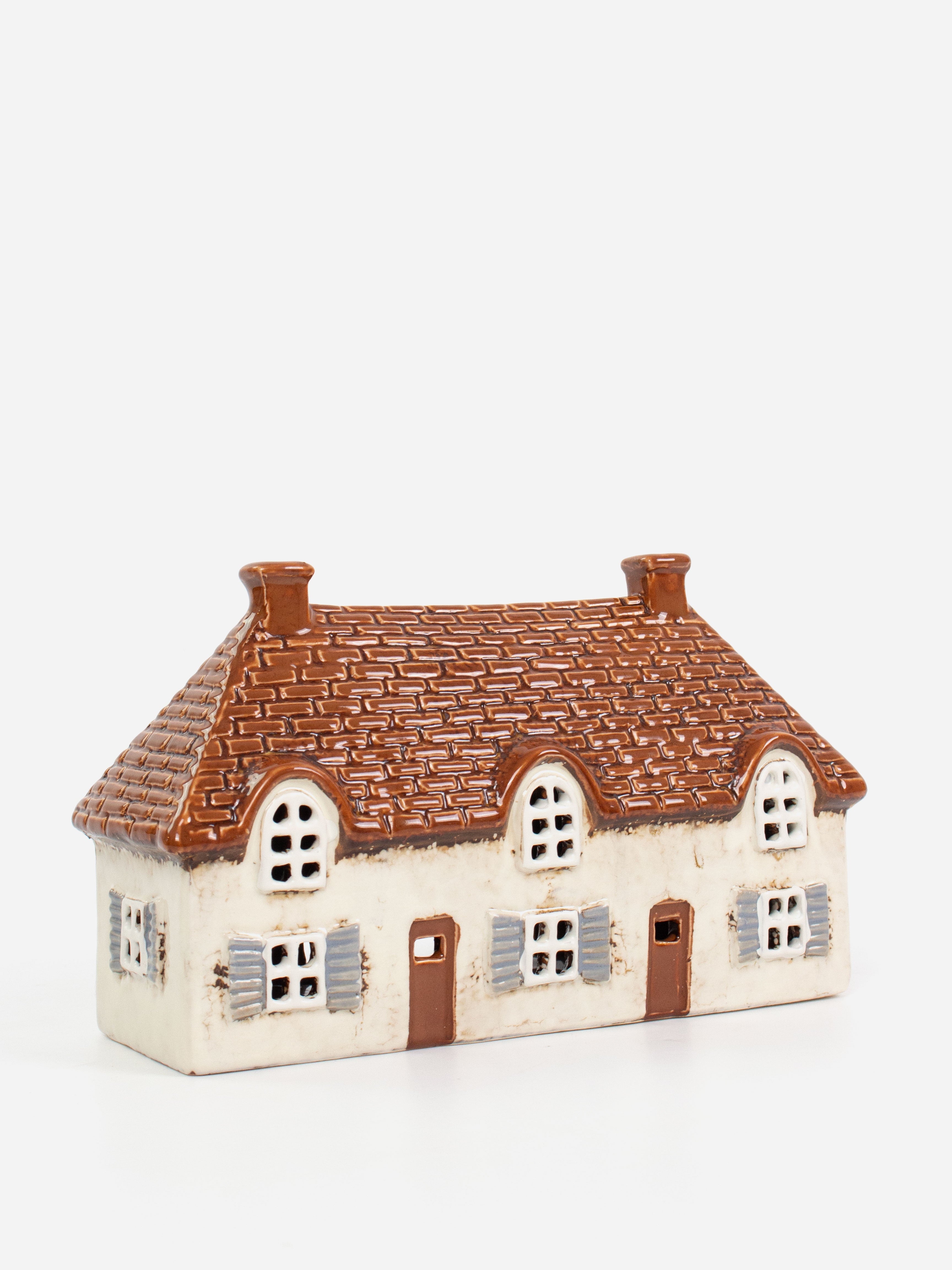 Cotswolds Country Ivory Tea Light Cottage