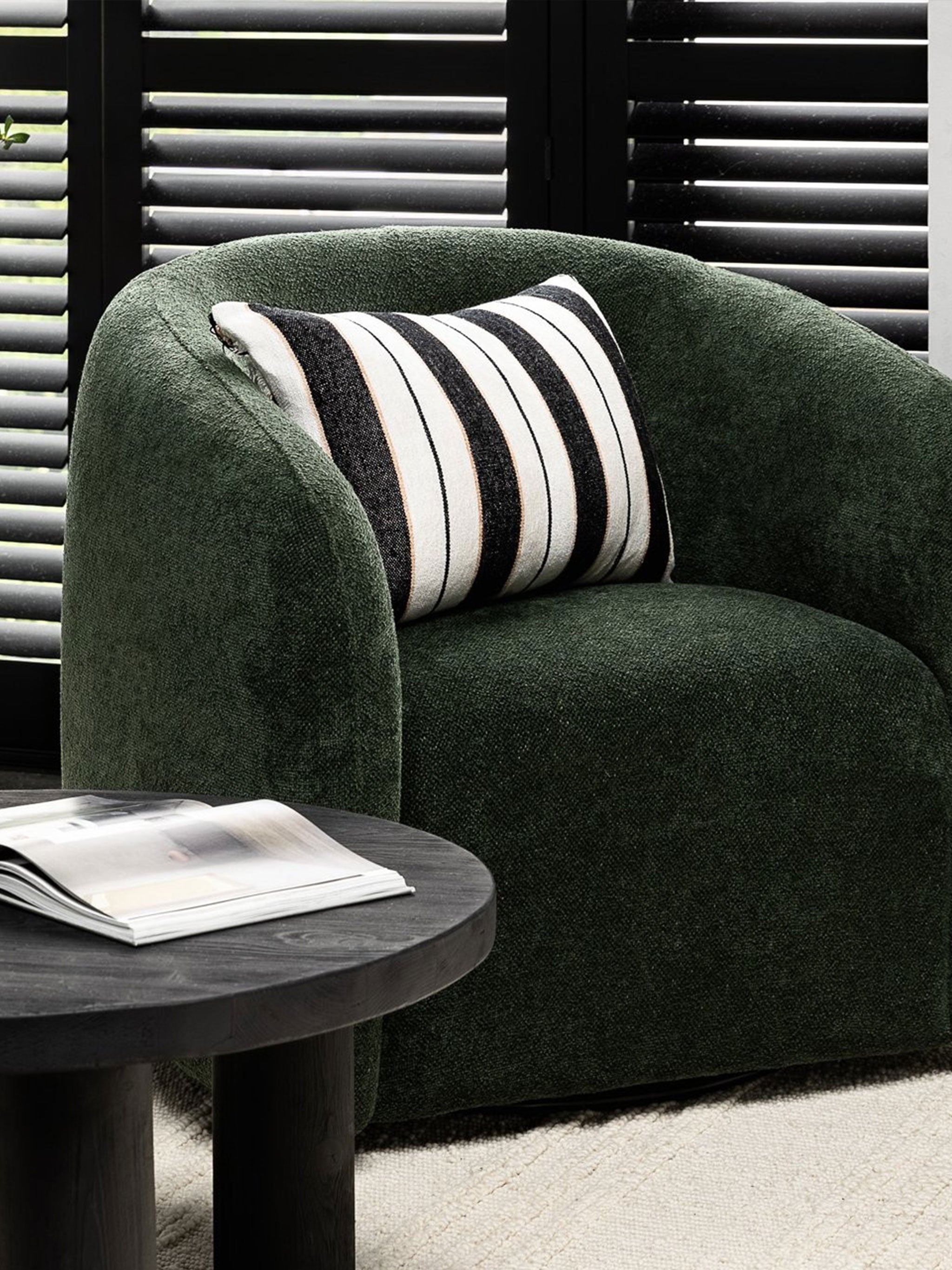 Max Green Swivel Chair
