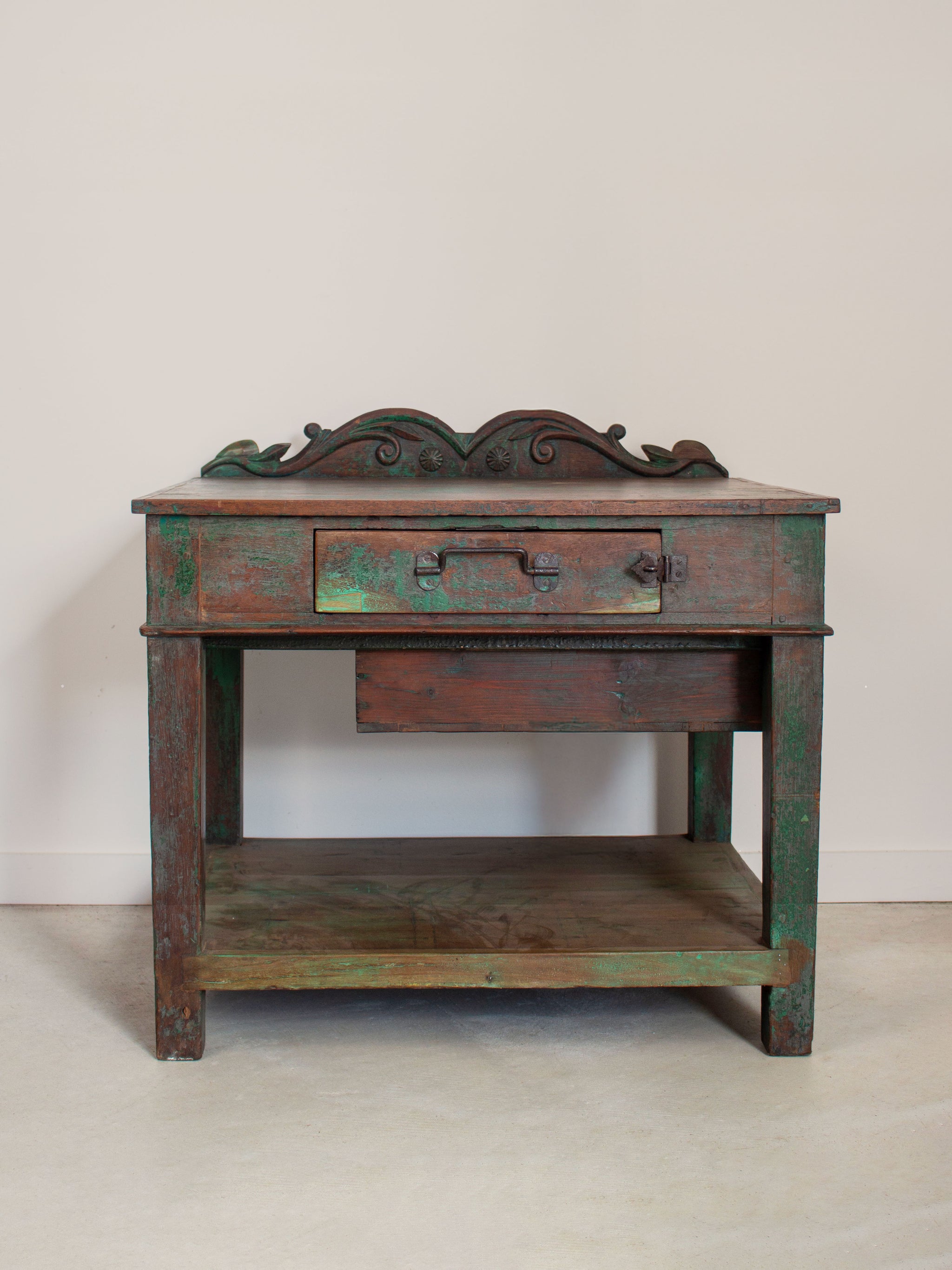 Vintage Green Workbench